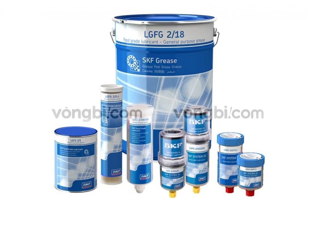 SKF LGFG 2 - Mỡ cho ngành chế biến thực phẩm dải nhiệt rộng